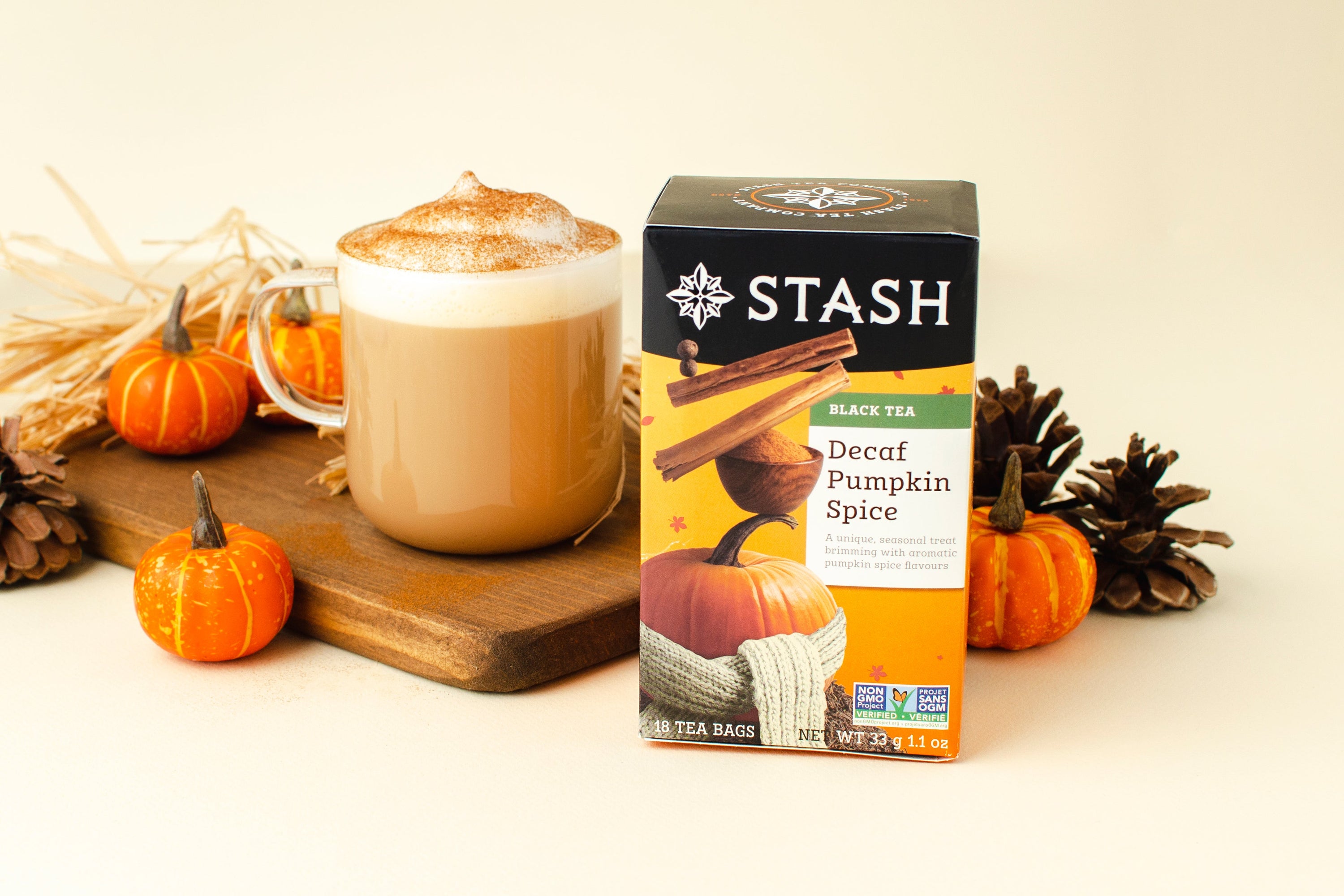 Pumpkin Spice Tea Latte – Stash Tea