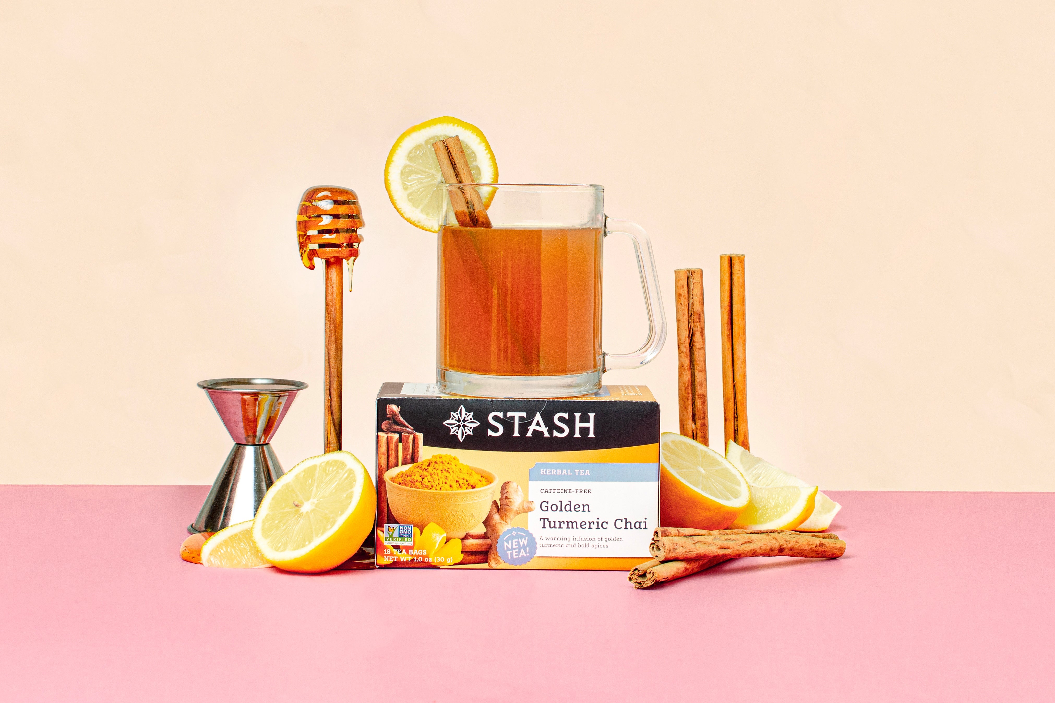 Turmeric Ginger Hot Toddy – Stash Tea