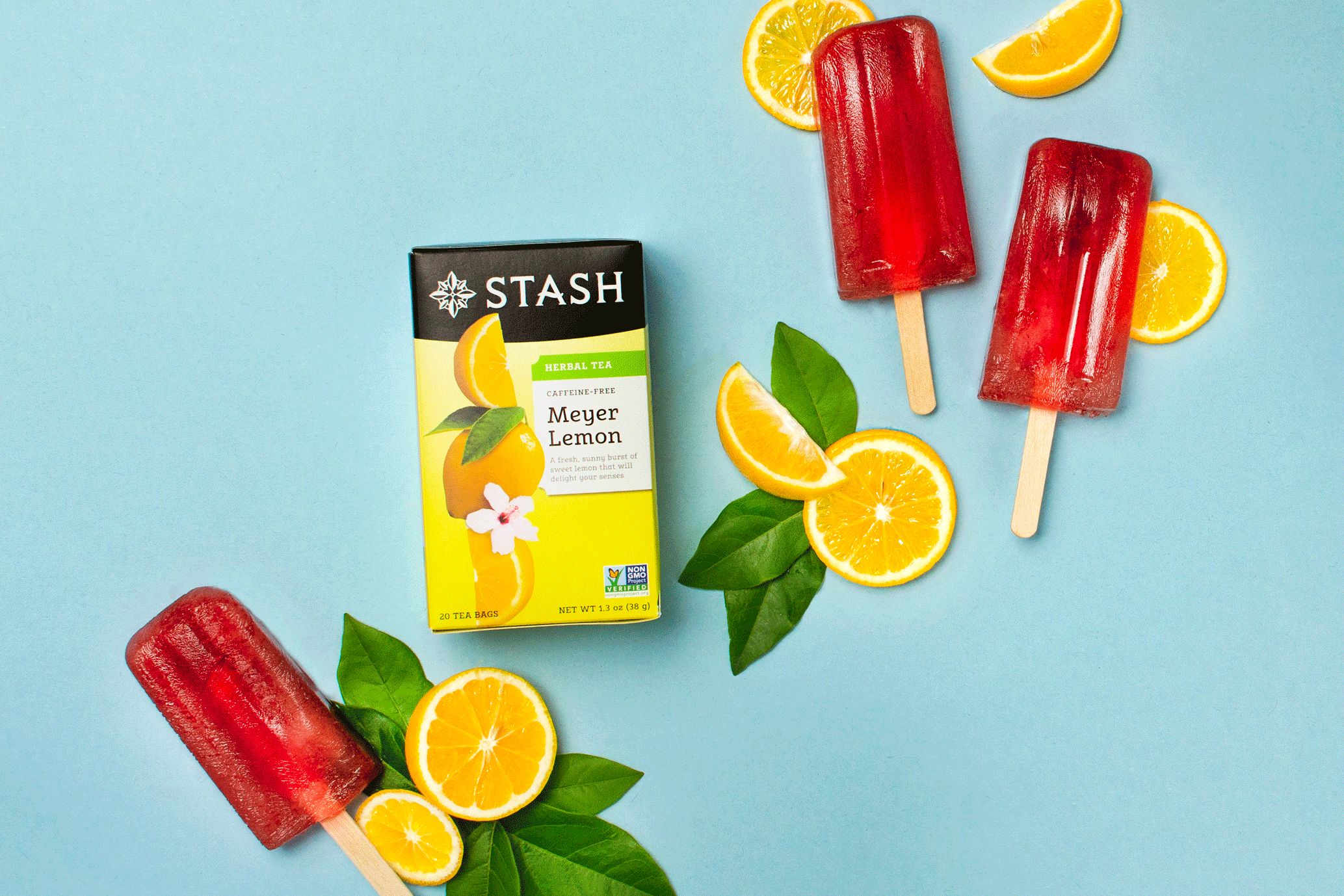 Meyer Lemon Honey Popsicles – Stash Tea