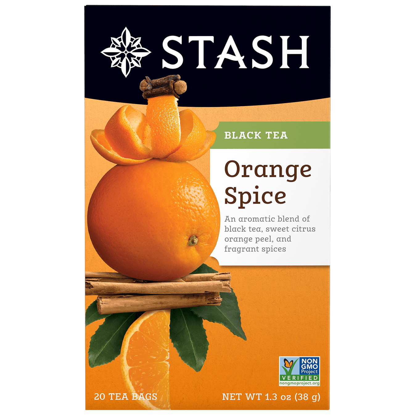 Orange Spice Black Tea Bags | Stash Tea