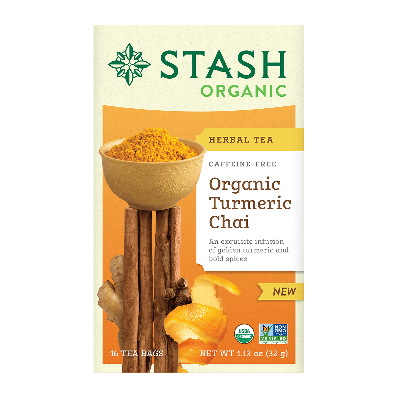 Organic Turmeric Chai – Stash Tea