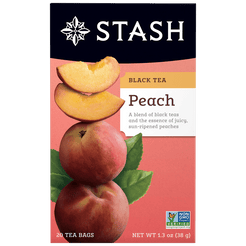 Peach Black Tea Bags | Stash Tea