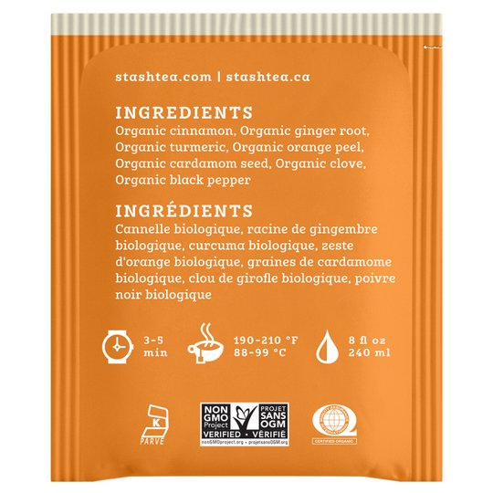 Organic Turmeric Chai Herbal Tea – Stash Tea
