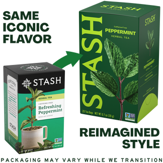 Refreshing Peppermint Herbal Tea Bags | Stash Tea