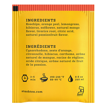 Mango Passionfruit Herbal Tea Bags | Stash Tea
