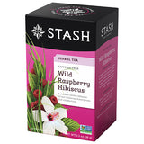Wild Raspberry Hibiscus Herbal Tea Bags | Stash Tea